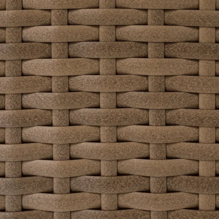 Zahradní ratanový set, přírodní/světle šedá, RANDI