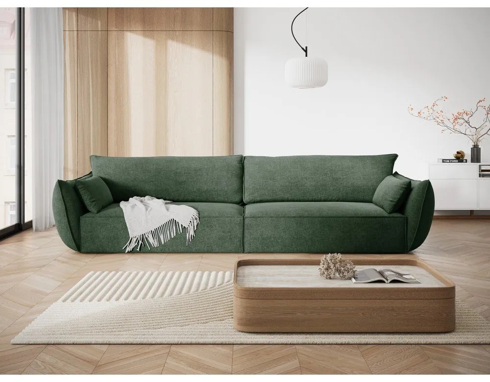 Tmavě zelená pohovka 248 cm Vanda – Mazzini Sofas