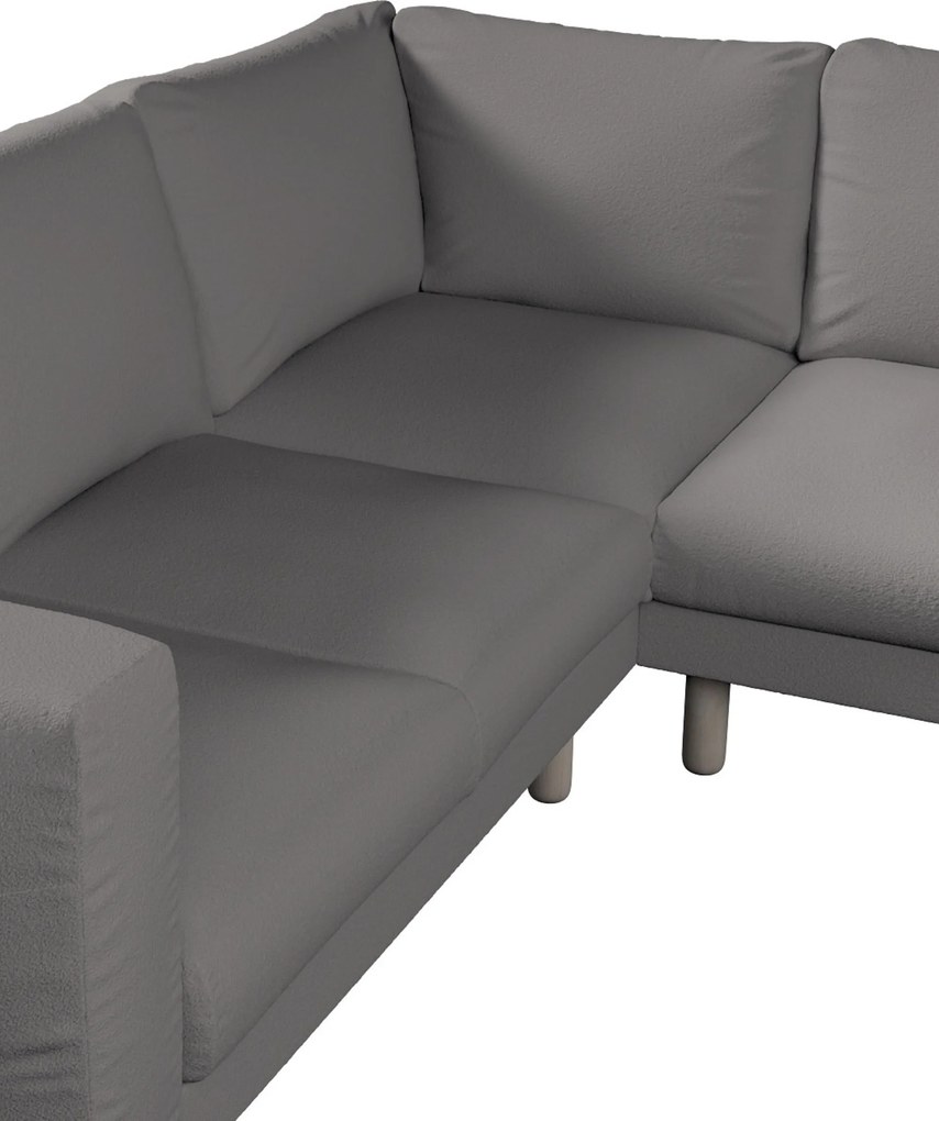 Potah na pohovku IKEA Norsborg rohová 4-místná barva béžová látka pletený vzor