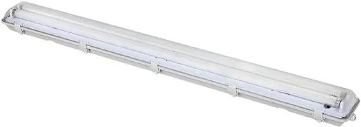 Stropní světlo solight stropní osvětlení prachotěsné, g13, pro 2x 150cm led trubice, ip65, 160cm