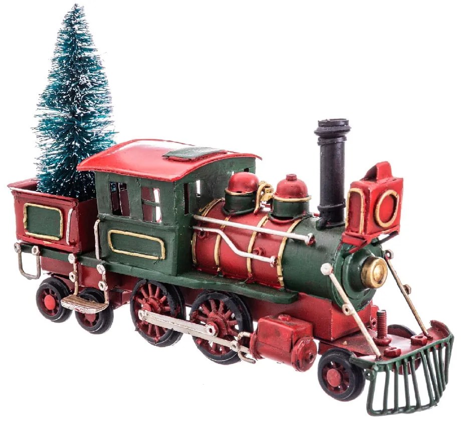 Kovová vánoční figurka (výška 13 cm) Train – Casa Selección