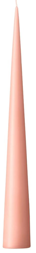 ester & erik Svíčka Cone 37 cm – 20 Rosy Caramel, růžová barva, vosk