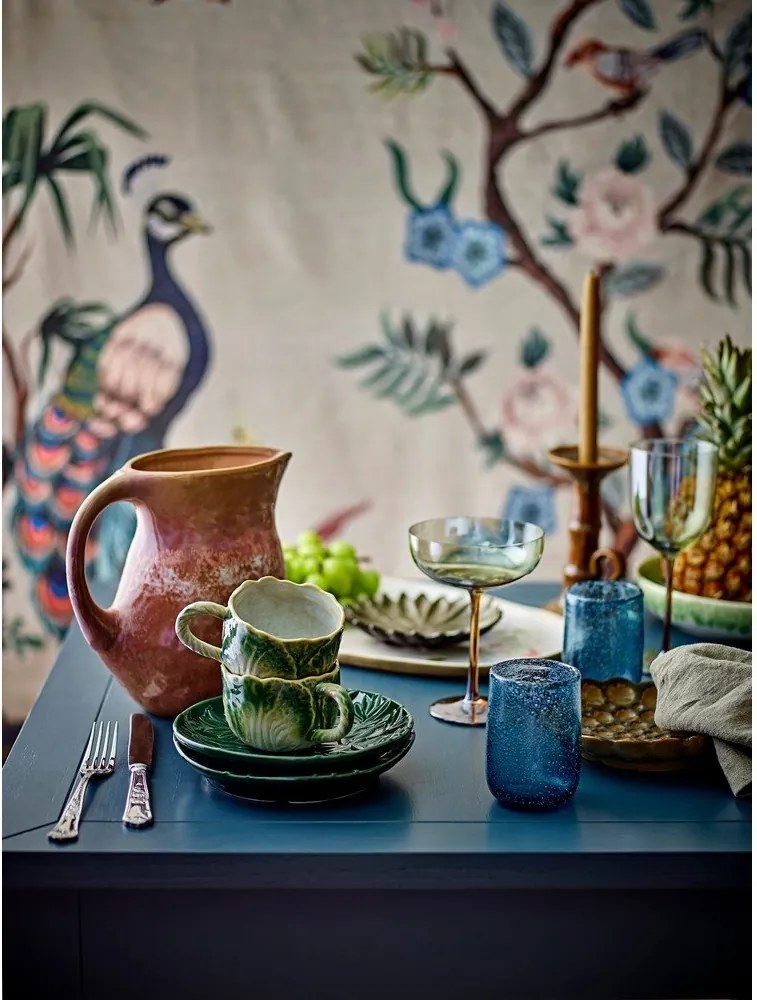 Zelená deka 130x155 cm Peacock – Bloomingville