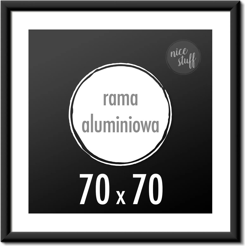 Rámeček Na Fotografie 70x70 Rámečky na fotografie čtvercové velké černé hliníkové