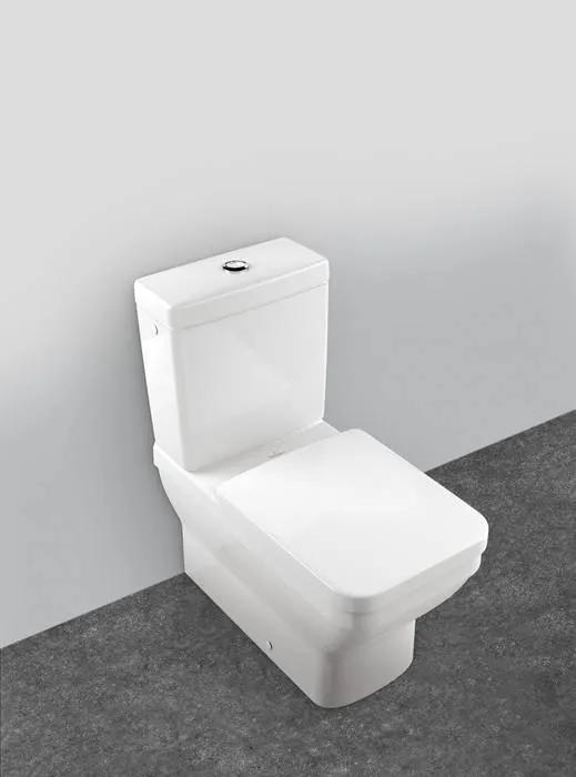 VILLEROY & BOCH Villeroy &amp; Boch ARCHITECTURA - Záchodové sedátko s poklopem, s funkcí QuickRelease a SoftClose, bílá alpin 9M58S101