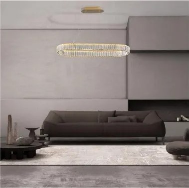 Závěsné LED svítidlo NOVA LUCE AURELIA 48W 3500K 9333073 stmívatelné Triac