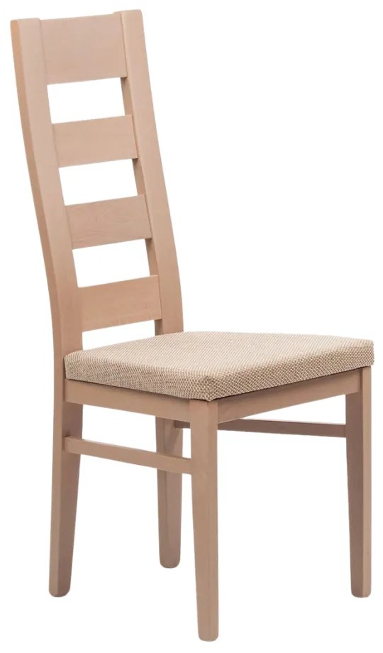 Jídelní čalouněná židle FALCO — masiv, látka, více barev Dub Sonoma Beige