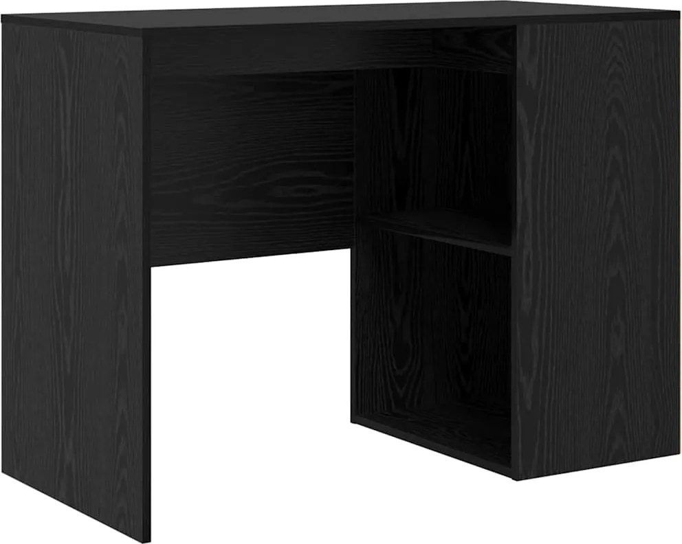 Rohový psací stůl se zásuvkou Černý dub 102 x 88 x 75 cm 3337274