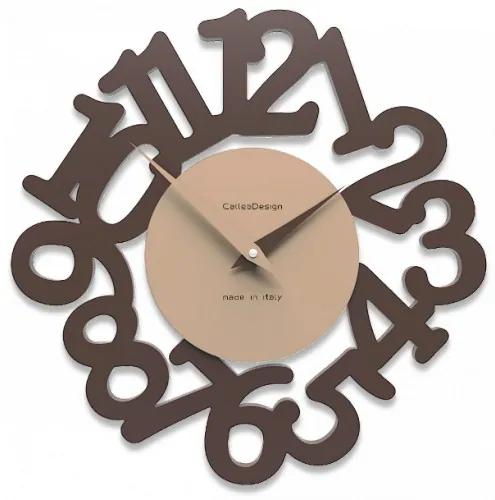 Designové hodiny 10-009 CalleaDesign Mat 33cm (více barevných variant) Barva fuchsiová (starorůžová)-72 - RAL4010