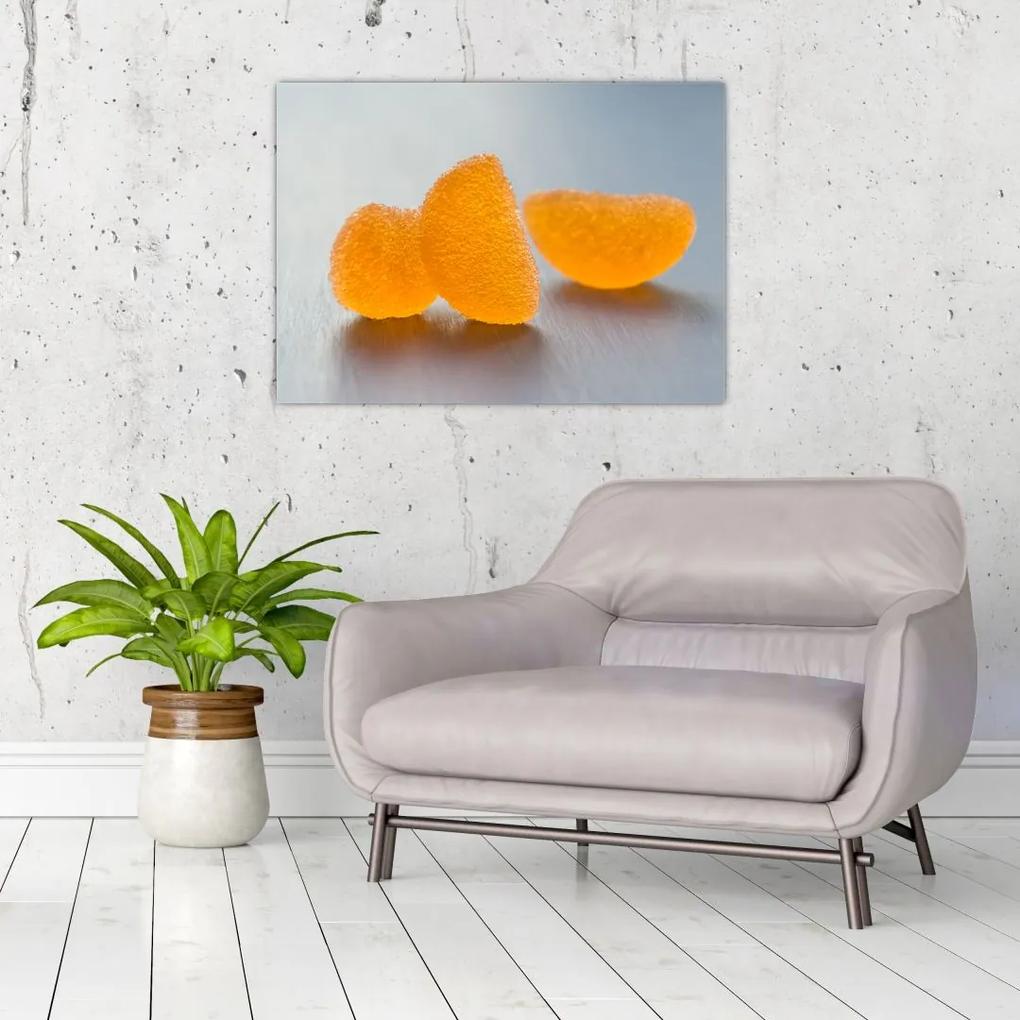 Skleněný obraz mandarinek (70x50 cm)