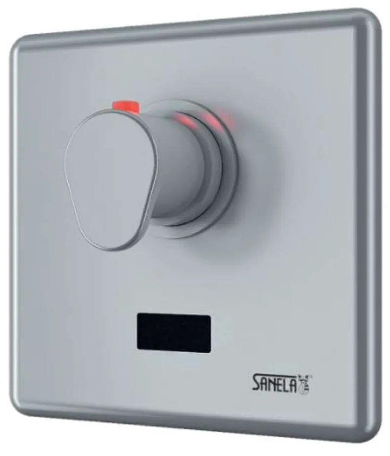 Sanela - Ovládání sprch s termostatickým ventilem pro teplou a studenou vodu pro bateriové napájení, chrom SLS 02TB