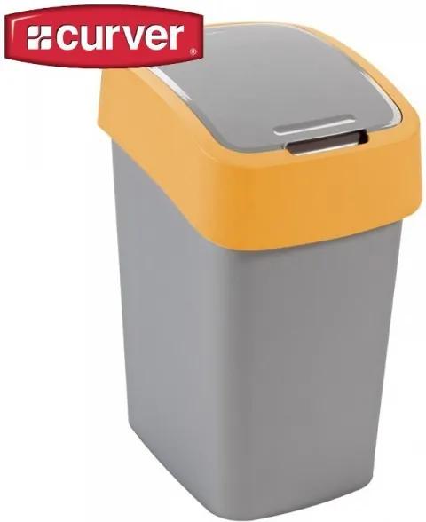 Odpadkový koš FLIPBIN 25l - žlutý CURVER OEM R31354