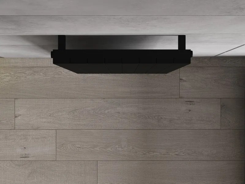 Mexen Topeka dekorativní radiátor 1400 x 480 mm, 950 W, černý - W210-1400-480-00-70