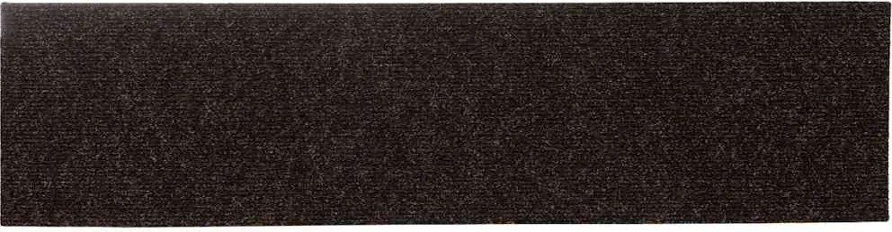 Schodové rohože samolepicí 15 ks 76 x 20 cm tmavě hnědé obdélníkové 326931