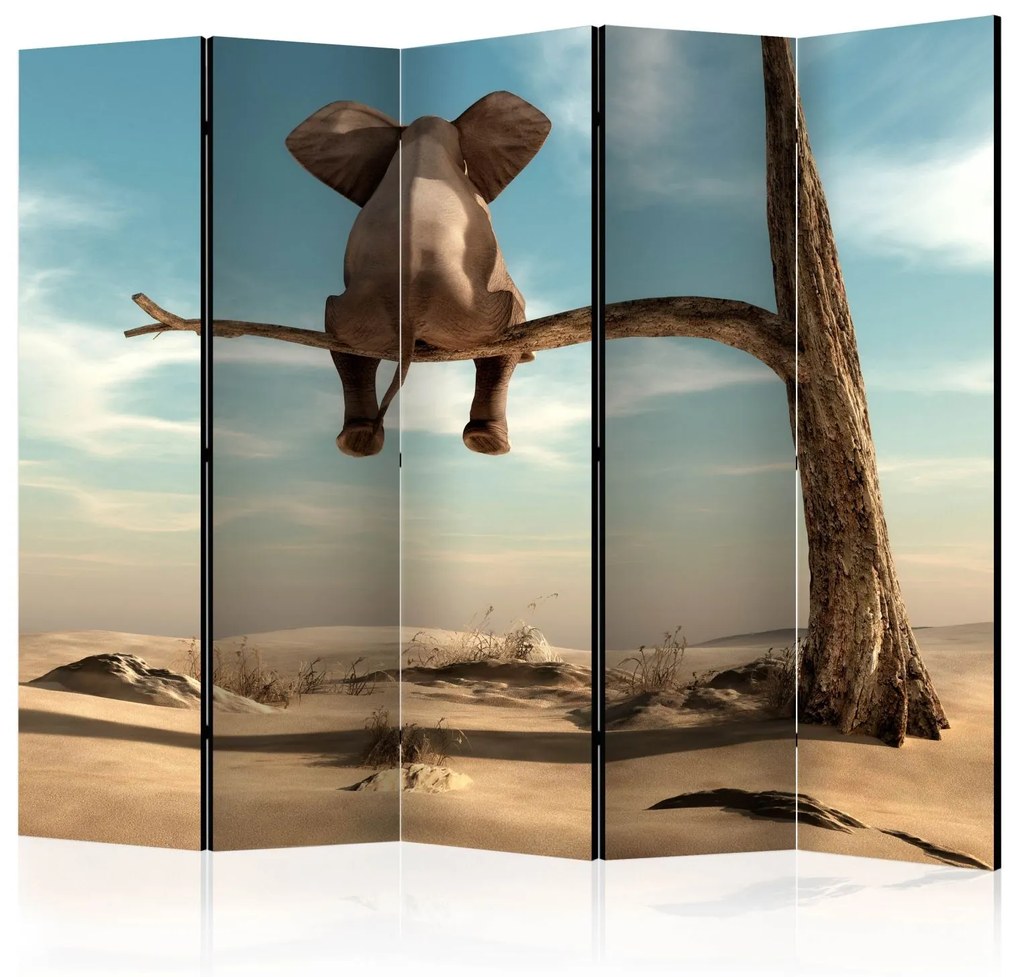 Paraván - Elephant on the Tree II [Room Dividers] 225x172