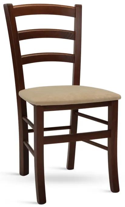 Stima Židle PAYSANE s čalouněným sedákem Odstín: Buk, Látky: LUX bronzová 11
