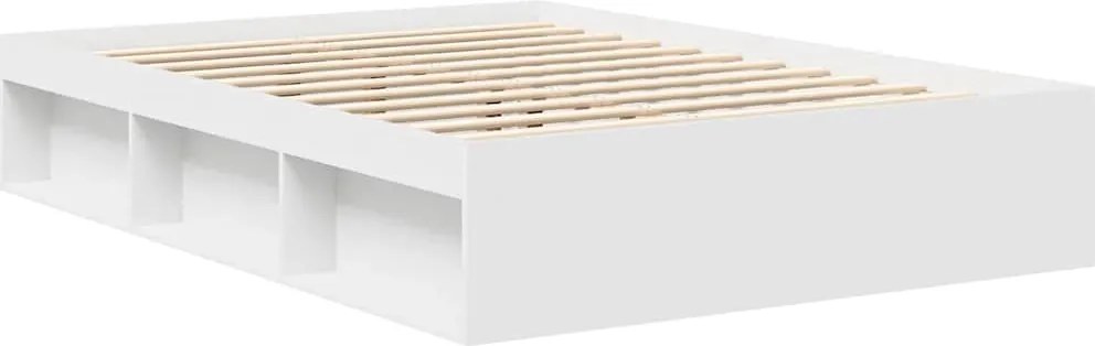 Rám postele bílý 150 x 200 cm King Size 3203866