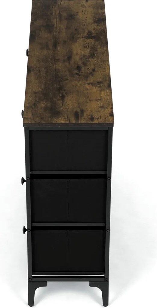 Retro komoda ALMIRA - old wood / MDF