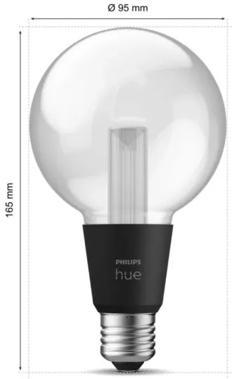 LED RGBW Stmívatelná žárovka Philips Hue White And Color Ambiance E27/6,8W/230V