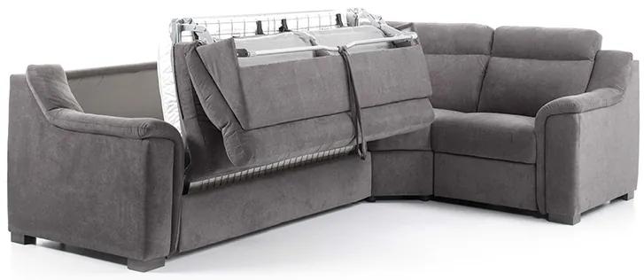 Pregio Italia sofa&relax Polohovací pohovka RESORT Provedení: 3 místná + lehátko, Vzorník látek: tekno fibra 04 hazelnut