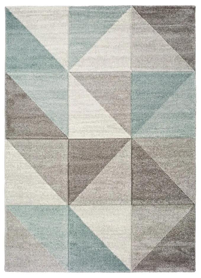 Modro-šedý koberec Universal Retudo Naia, 60 x 120 cm