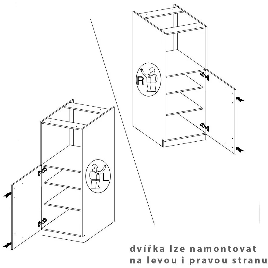 Kuchyňská linka LARA gr | 280 cm | UNI provedení | VÝBĚR TYPU ZÁSUVEK | šedá lesk