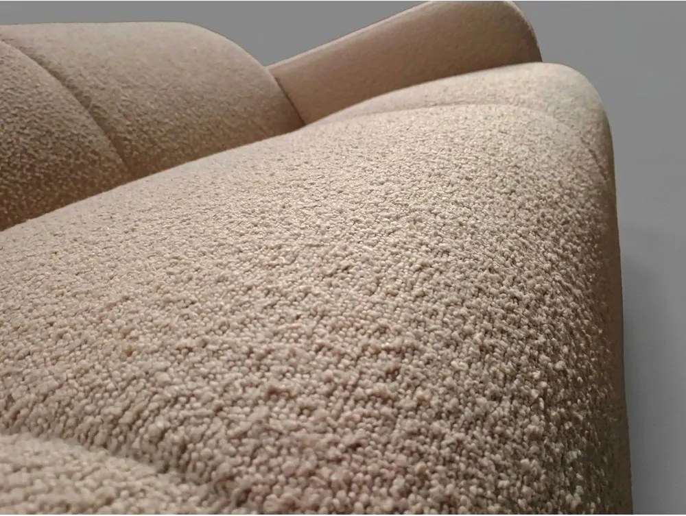 Béžová pohovka z textilie bouclé 235 cm Molino - II. jakost – Micadoni