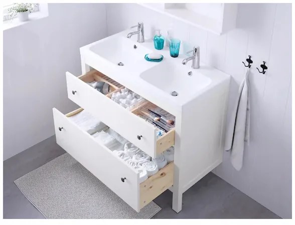 IKEA HEMNES Skříňka pod umyvadlo bílá 100x47x83 cm