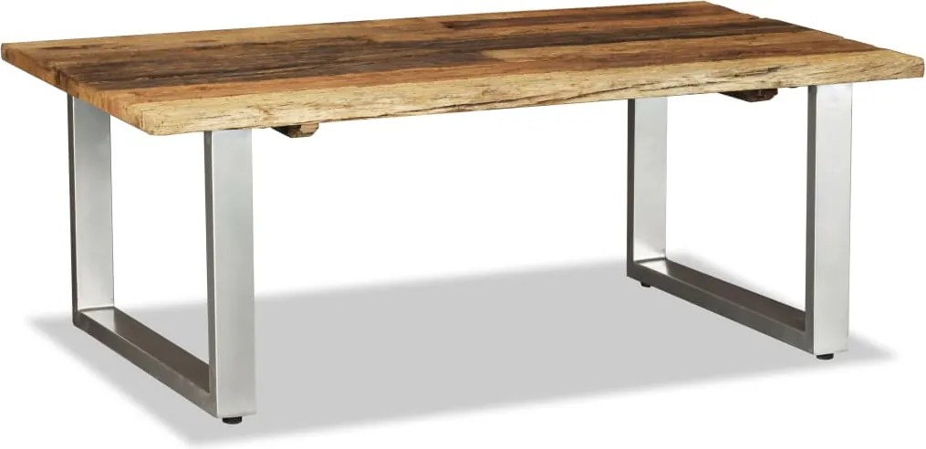 Konferenční stolek masivní recyklované dřevo 100 x 60 x 38 cm 244586