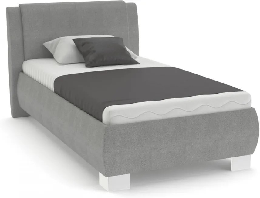 Čalouněná postel s úložným prostorem Kartago vario, čelní výklop, 110x200 cm , Matrace ALFA