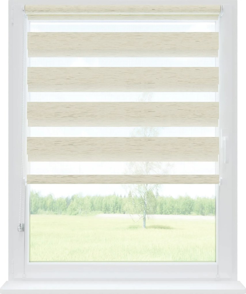 Roleta Den a Noc neinvazivní Premium Béžová 68x150 cm