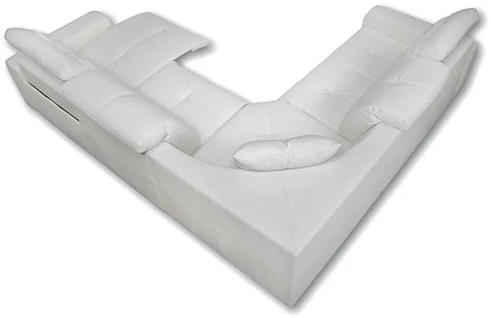 Pregio Italia sofa&relax Rohová polohovací sedačka PRIME Provedení: 2 + R + 2, Vzorník látek: tekno fibra 18 avio blue