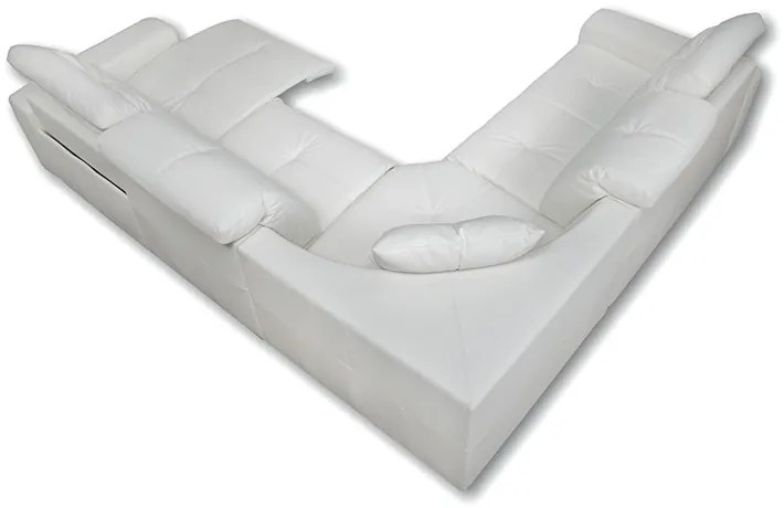 Pregio Italia sofa&relax Rohová polohovací sedačka PRIME Provedení: 3 + R + 2, Vzorník látek: tekno fibra 22 navy blue