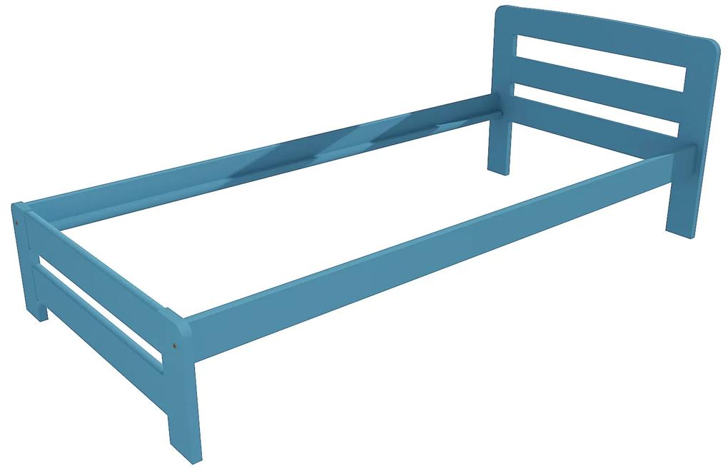 Vomaks Jednolůžková postel VMK008B Rozměr: 100 x 200 cm, Barva: surové dřevo
