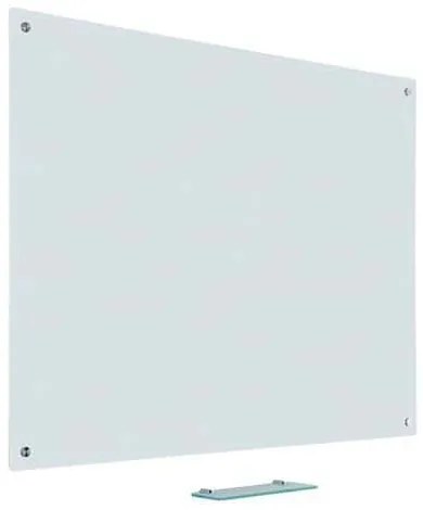 Skleněná magnetická tabule Glass2write, bílá, 1 000 x 1 500 mm