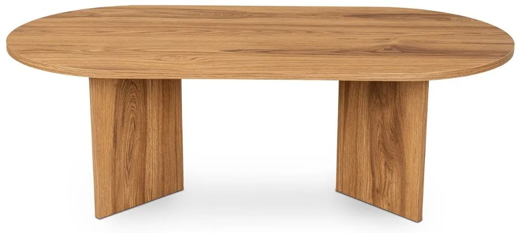 Designový konferenční stolek Quinlan 120 cm hnědý