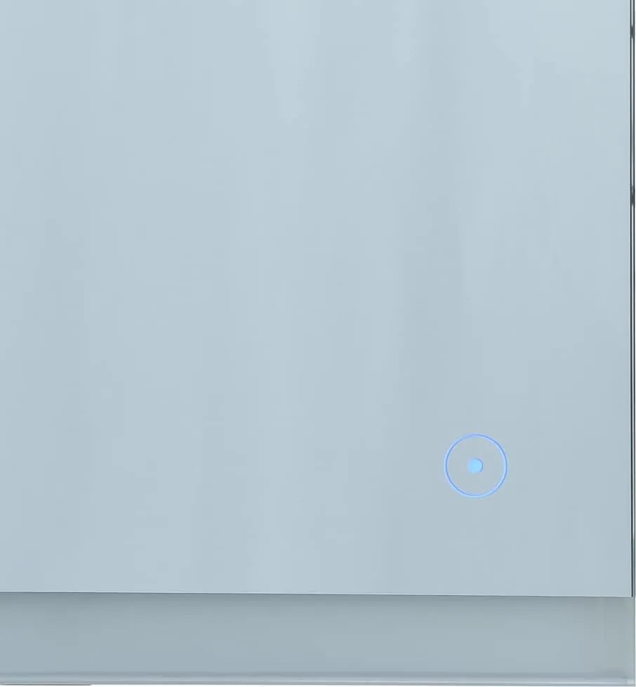 Koupelnové zrcadlo s LED světly a dotykovým senzorem 80 x 60 cm 144733