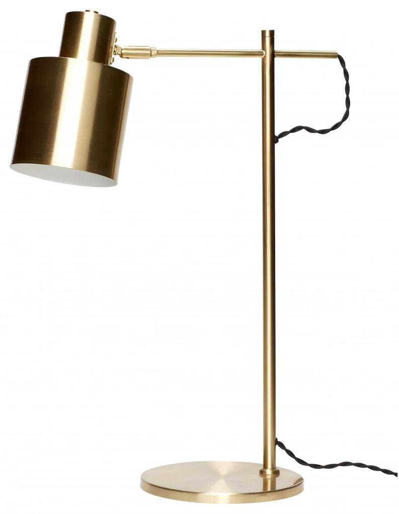 Hübsch Velká stolní lampa Gold brass, zlatá barva, kov
