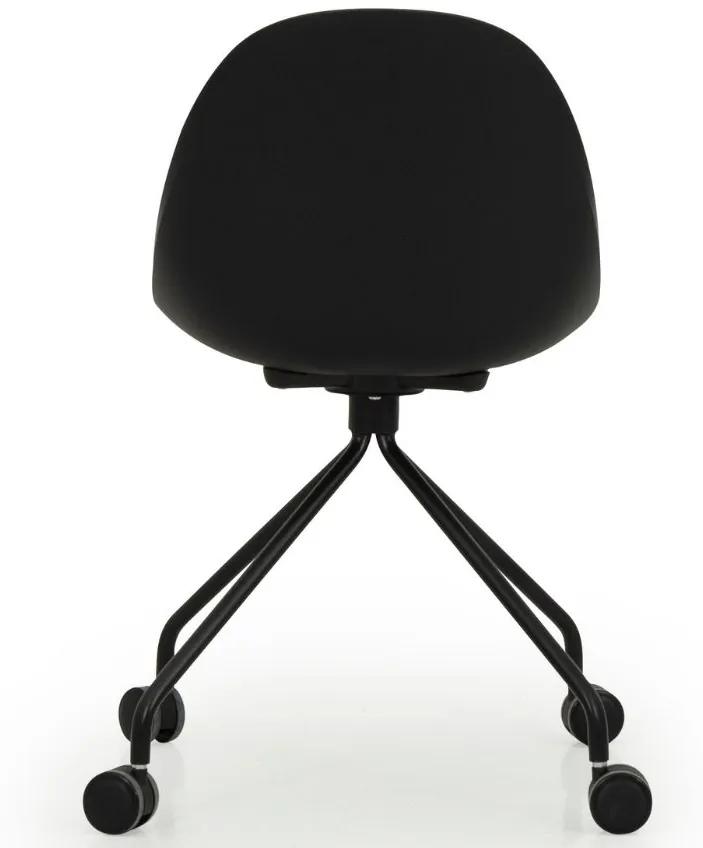Černá plastová konferenční židle Tenzo Work