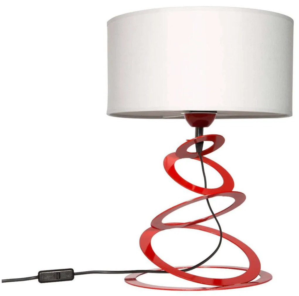 Stolní lampa Indigo, 1x textilní stínítko (výběr ze 3 barev), (výběr ze 3 barev konstrukce), o
