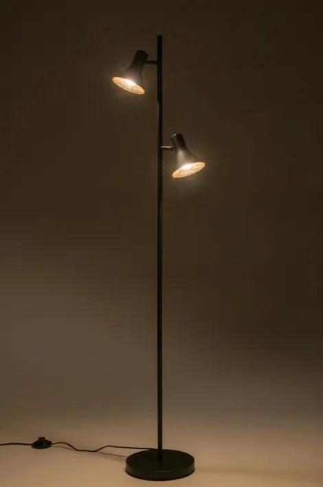 Stojací designová lampa Retro 60 Black and Gold