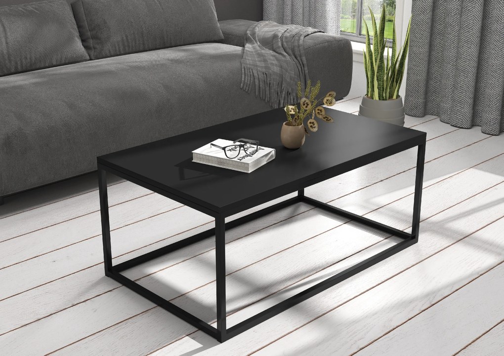 ADRK Furniture Konferenční stolek NARISA 100x60 CT-NAR-B-B