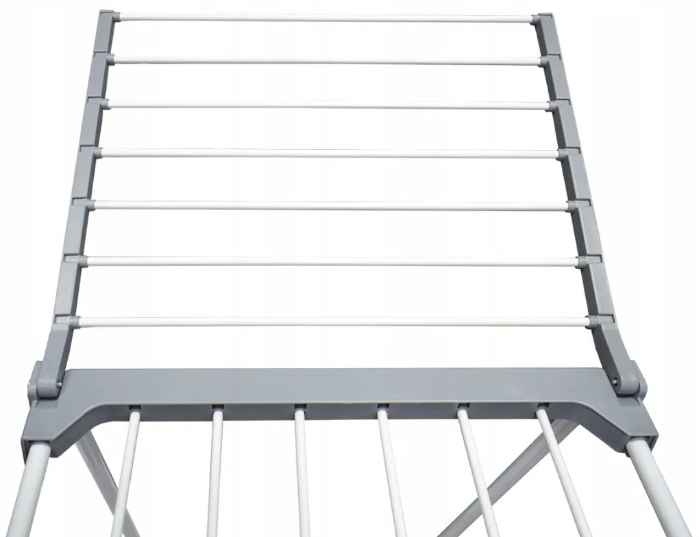Erga Model 205, stabilní rozkládací sušák na prádlo 170x61x97 cm, bílá-šedá, ERG-SEP-10SUSSTOVIS17