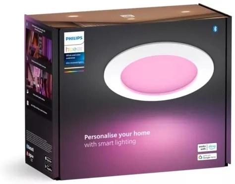 Philips - LED RGBW Stmívatelné koupelnové svítidlo Hue SLIM LED/12W/230V IP44