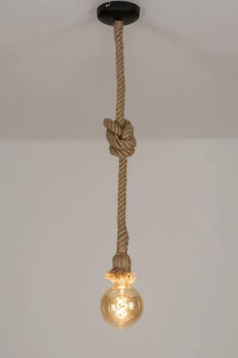 Závěsné designové svítidlo Rope Industry Bulb 1,5