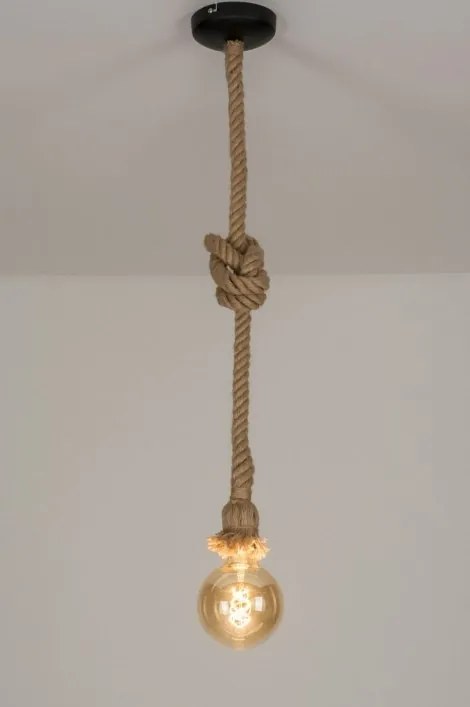 Závěsné svítidlo Rope Industry Bulb 1,5