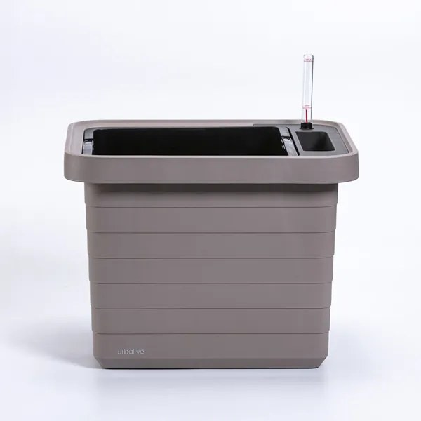 Samozavlažovací velkoobjemový truhlík Berberis UNO taupe 45 cm
