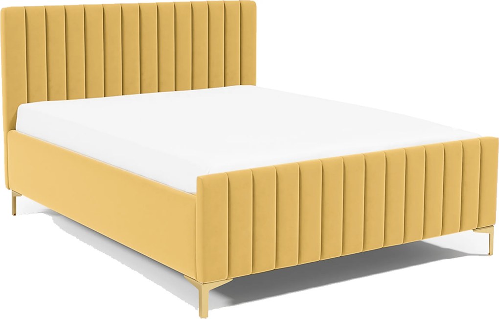 Eka Čalouněná postel SUTRA+ 180x200 cm Barva látky Trinity: Fialová (Trinity 2311), Úložný prostor: Bez úložného prostoru
