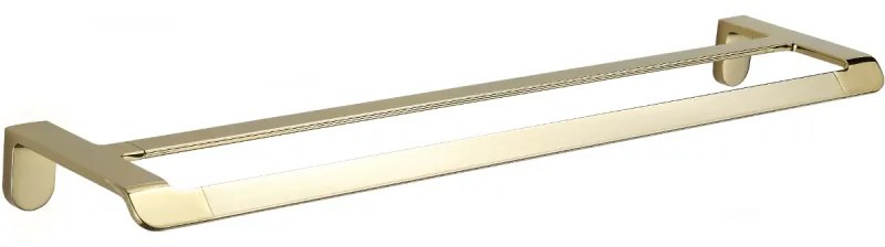 Mexen příslušenství, Lea držák na ručníky 2-řadý, zlatá, 7026025-50