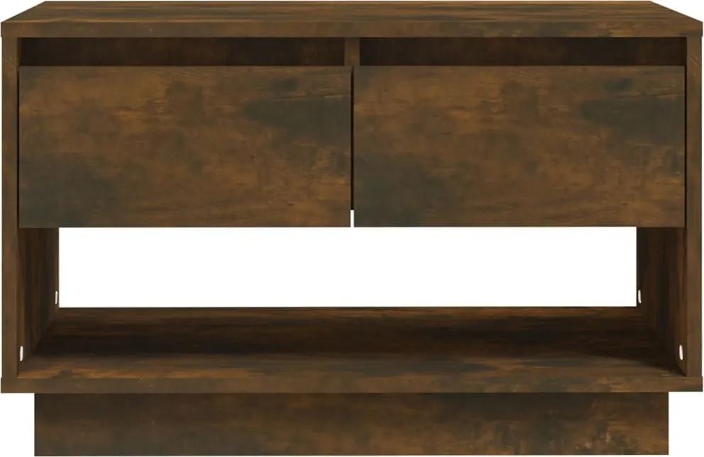 vidaXL TV skříňka 70 x 41 x 44 cm kompozitní dřevo [812975] Barva: hnědý dub